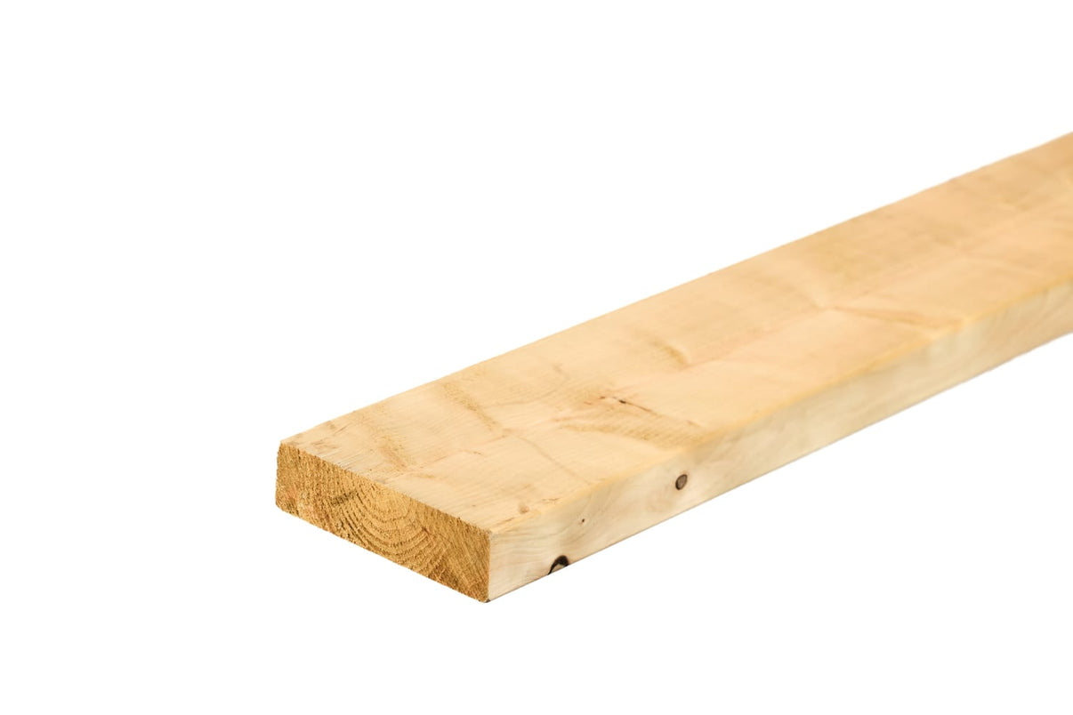 47mm x 175mm Sawn Treated Timber C24 (7" x 2") 6m – Pack of 66, Bulk ...