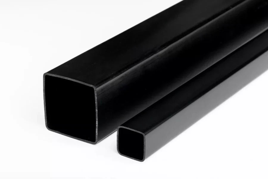 Black & White PVC Square Box Section Tube – Durable & Versatile – New ...