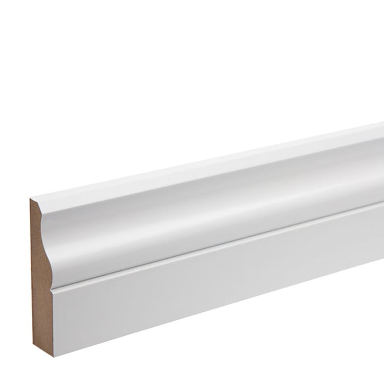 18mm x 68mm MDF White Primed Ogee Architrave 4400mm – New Direct supply