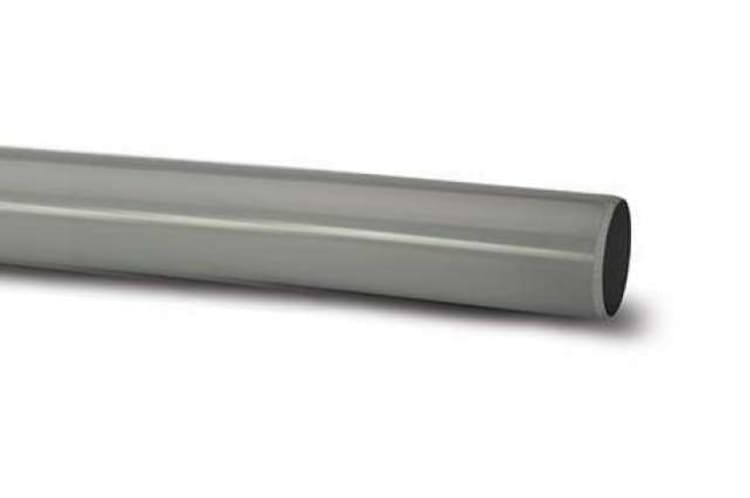 110mm Soil Plain Ended Pipe Grey 3m | PVC Drainage Pipe – Direct supply