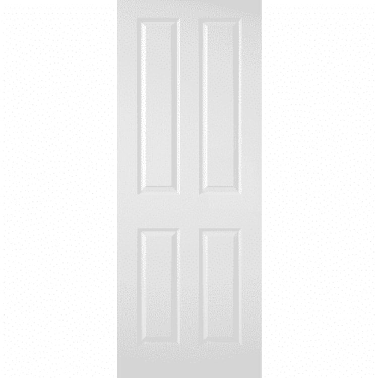 4 Panel Textured Semi Solid Door 762mm x 1981mm x 35mm | Internal Door ...
