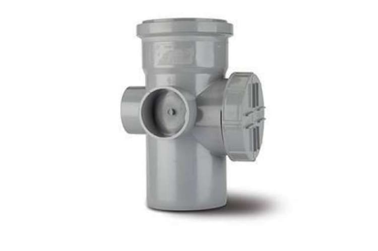 110mm Soil Access Pipe Single Socket Grey | PVC Pipe Fitting – New ...