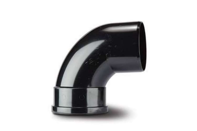 110mm Soil Bend Single Socket 92.5° Black | PVC Pipe Fitting – New ...