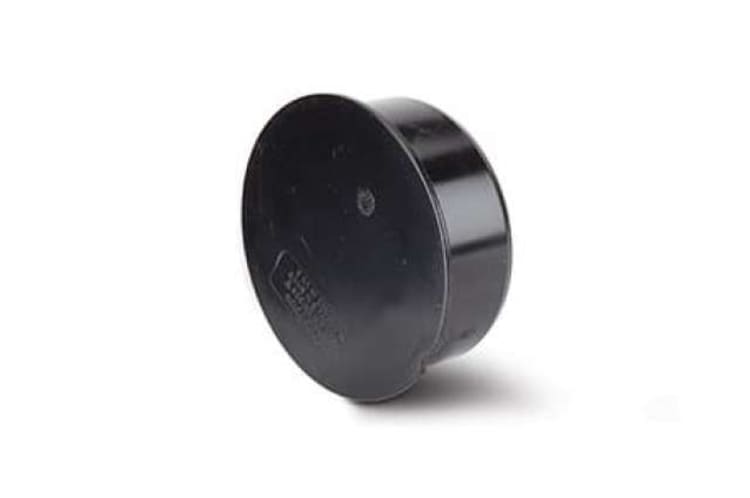 110mm Soil Socket Plug Black | PVC Pipe Fitting – New Direct supply