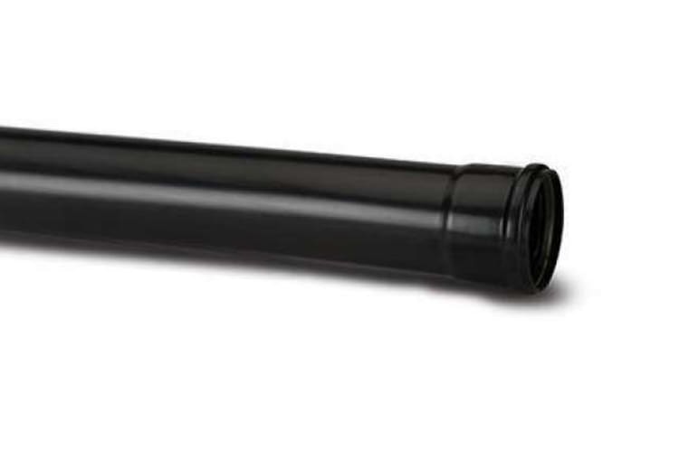 110mm Soil Pipe Single Socket Black 3m | PVC Drainage Pipe – New Direct ...